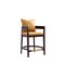 Manhattan Comfort Ritz Counter Stool in Camal and Dark Walnut CS006-CL | Zoro